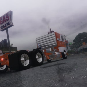 1966 White Freightliner Cabover Fivem Grand Theft Auto 5 Optimized Mod ...