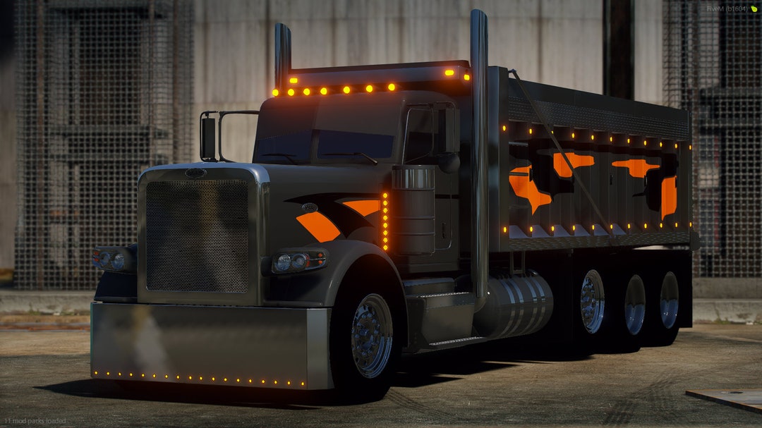 389 Dump Truck Fivem Grand Theft Auto 5 Optimized Mod High Quality ...