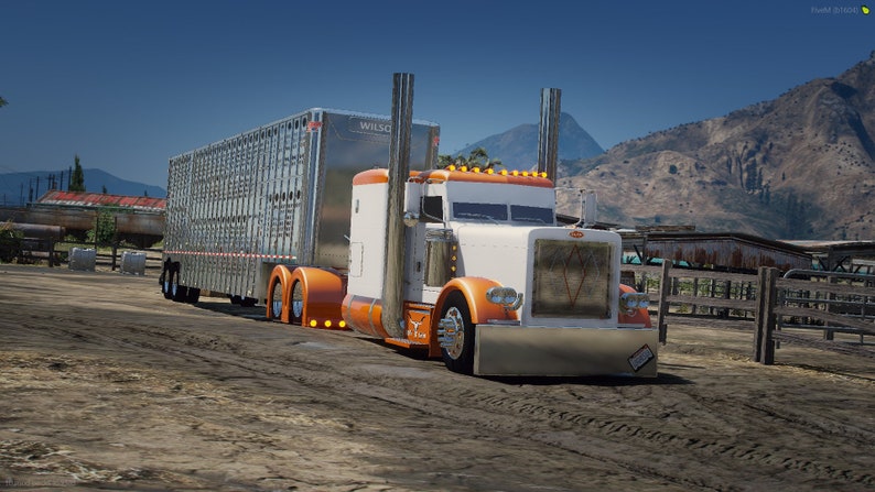 Peaches N Cream 389 Peterbilt Fivem Grand Theft Auto 5 Optimized Mod ...