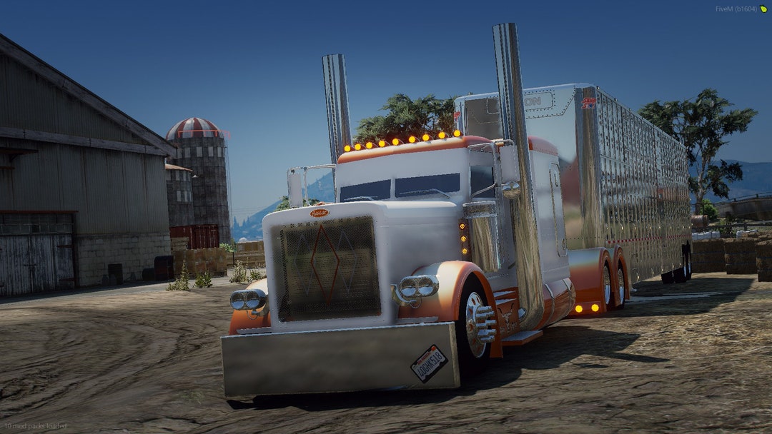 Peaches N Cream 389 Peterbilt Fivem Grand Theft Auto 5 Optimized Mod ...