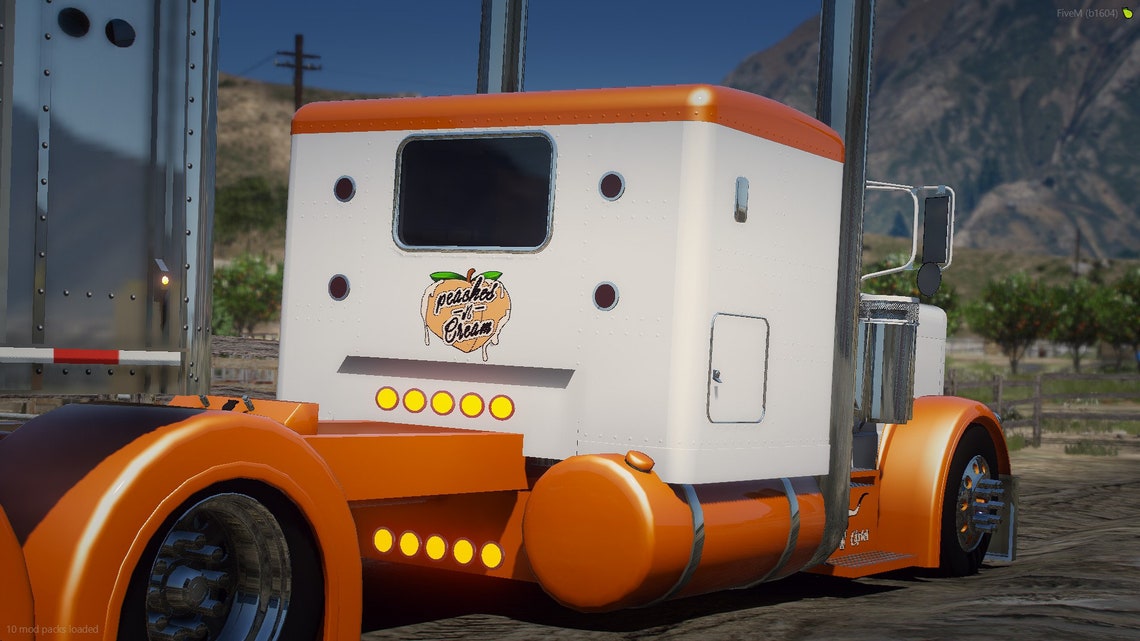 Peaches N Cream 389 Peterbilt Fivem Grand Theft Auto 5 Optimized Mod ...