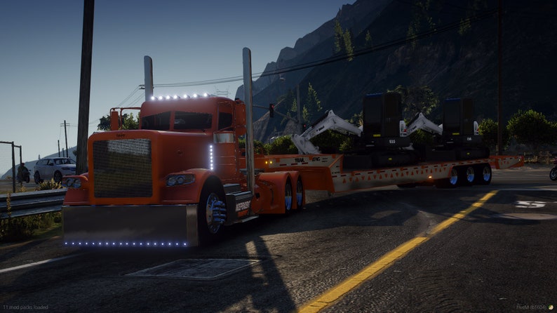Independent Transport Llc's 389 Peterbilt Day Cab and TRAILER Fivem ...