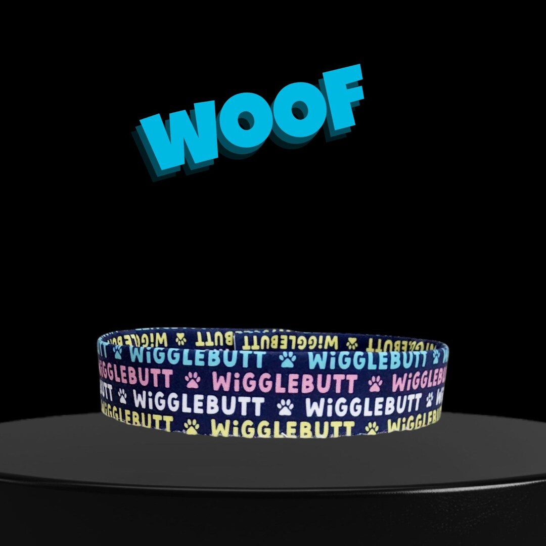 Wigglebutt Dog Collar- Martingale or Clip Collar - Etsy