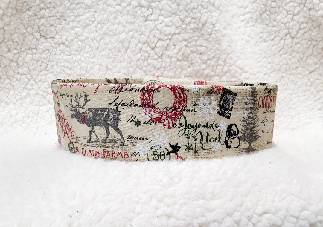 Christmas Santa Claus Farm Dogs Collar- Martingale or Buckle Collar - Etsy