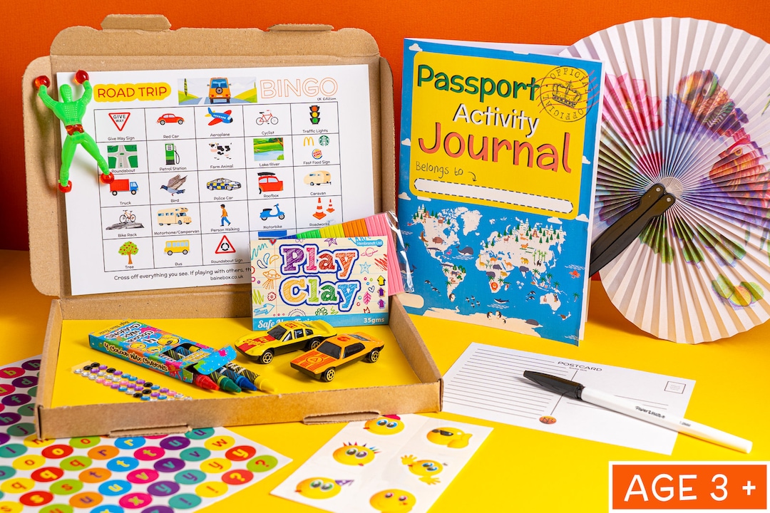 Activity Travel Box Kids Activity Pack Activity Box - Etsy UK