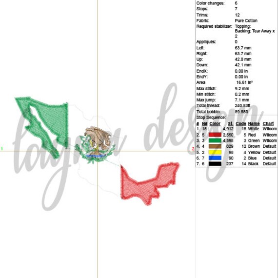 Mapa De La Bandera Mexicana Vector Map Of State Of Mexico Combined