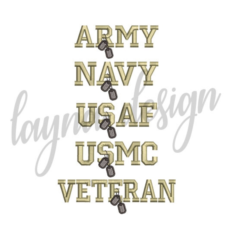 Military Embroidery - Etsy