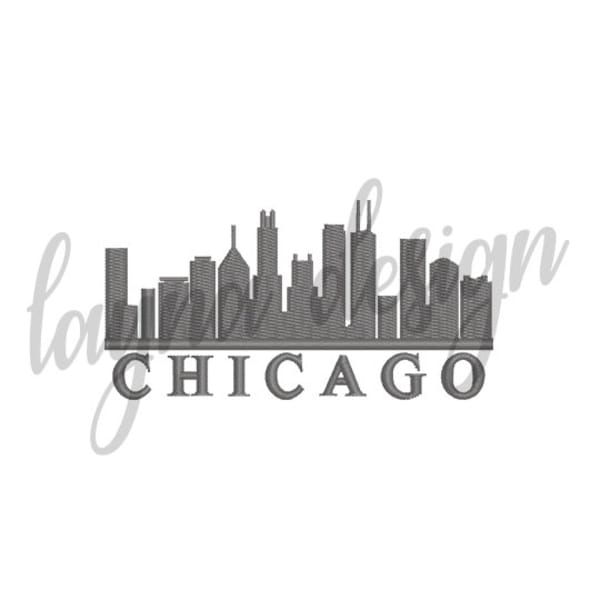 City Sky Line Embroidery - Etsy