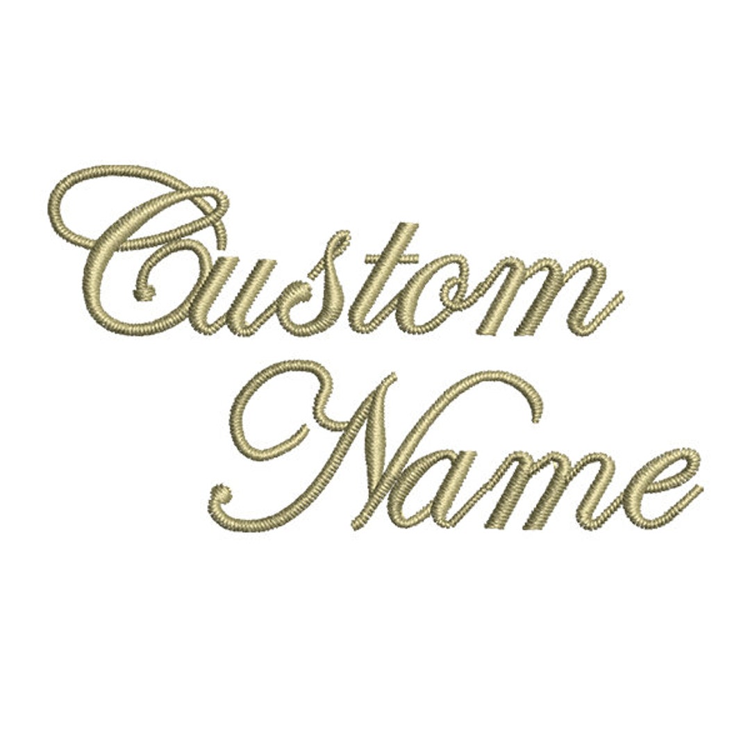 Custom Logo or Name Digitizing Machine Embroidery Design File - Etsy