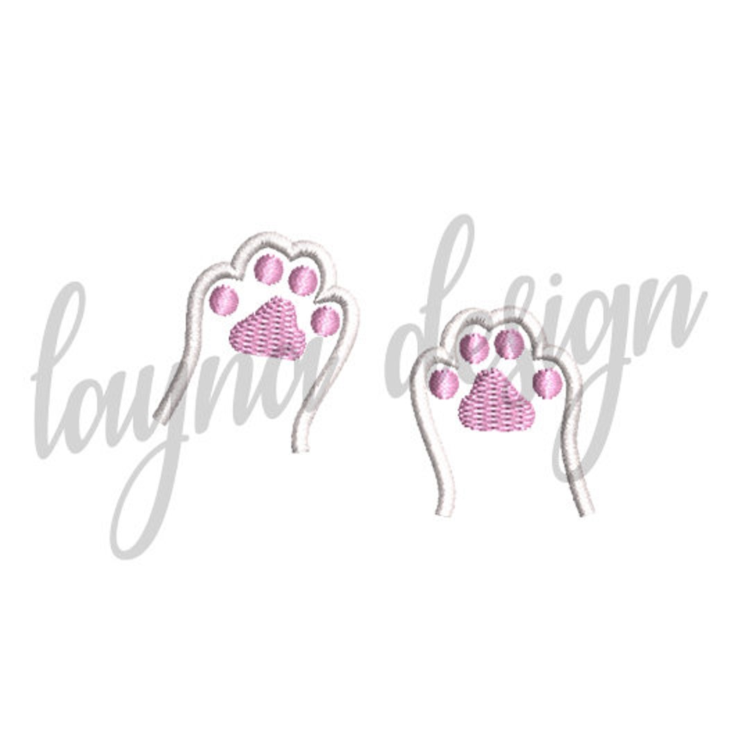 4 Sizes Paws Design - Machine Embroidery Design File / Digital File - Etsy