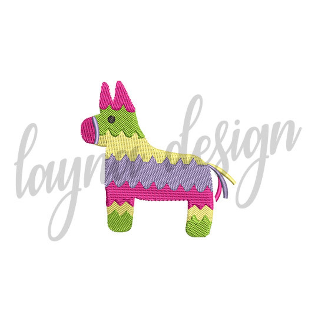 3 Sizes Piñata Design - Machine Embroidery Design File - Etsy