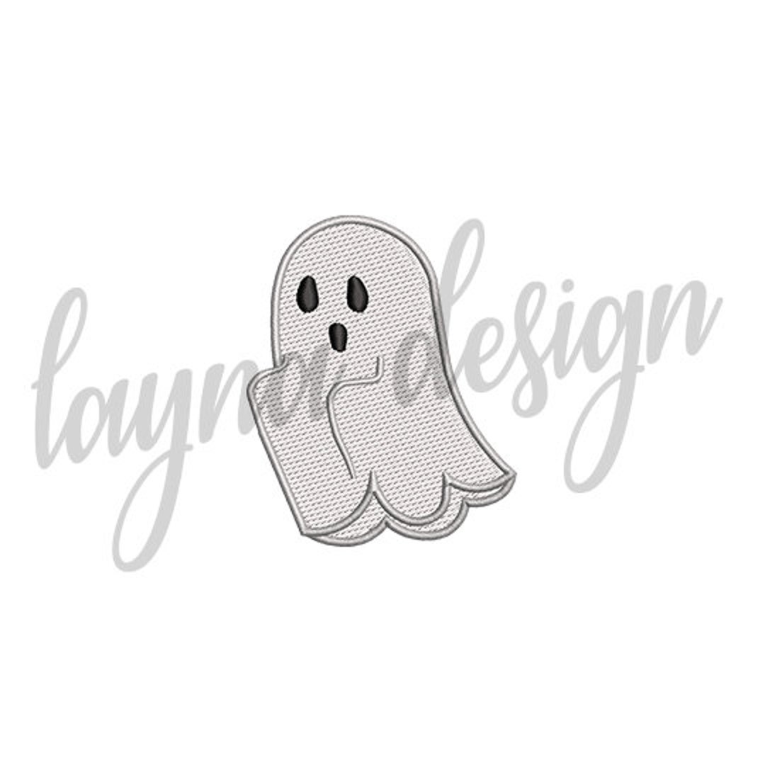 3 Sizes Ghost Design - Machine Embroidery Design File - Etsy