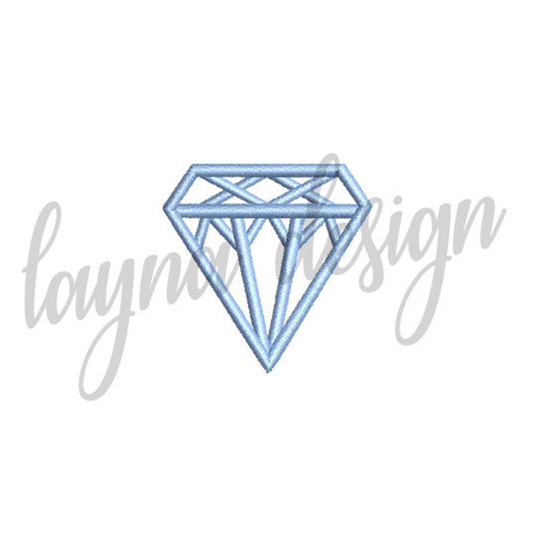 6 Sizes Diamond Design - Machine Embroidery Design File / Digital File ...