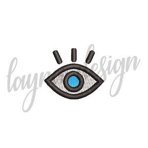 2 Sizes Eye - Machine Embroidery Design File / Digital File - Etsy