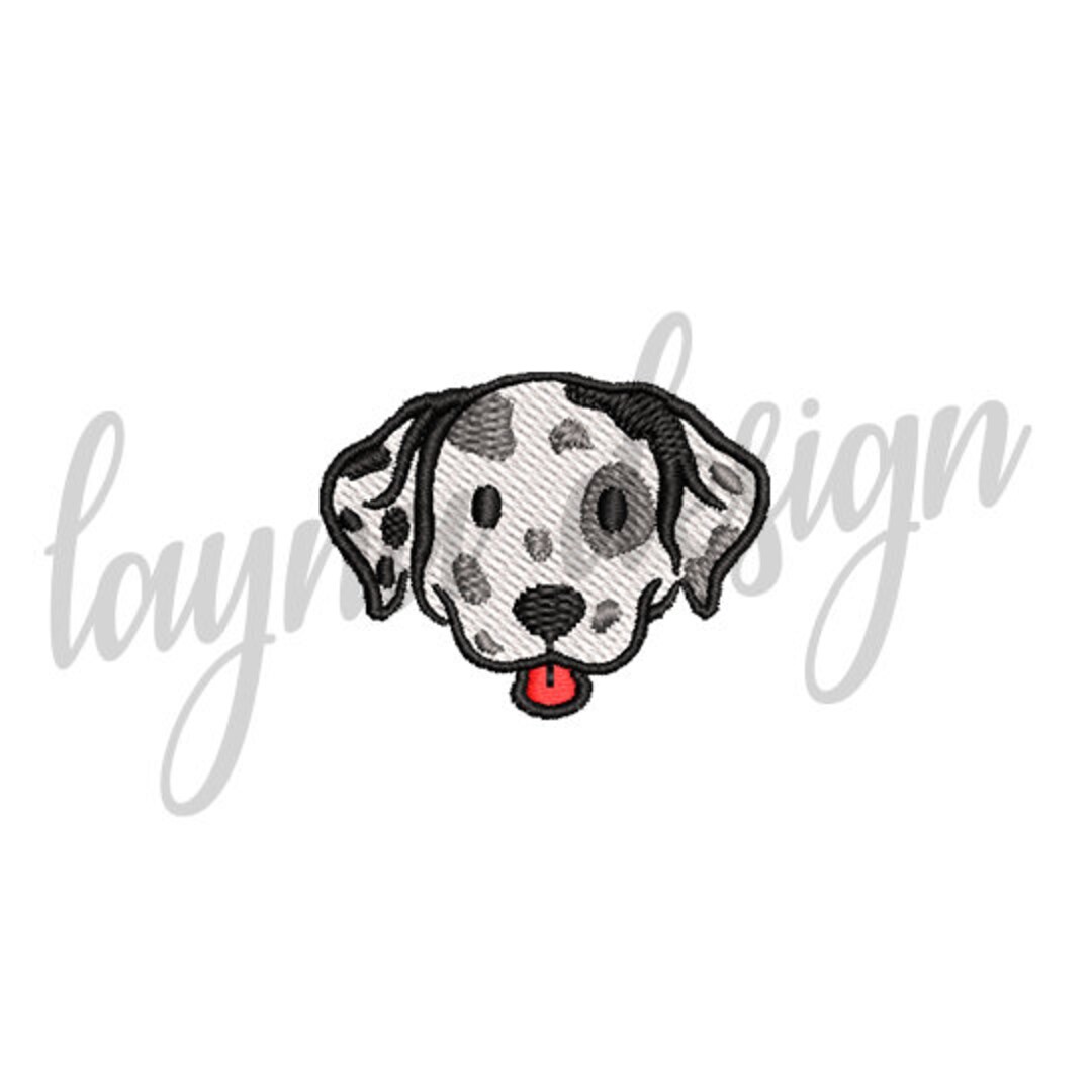 3 Sizes Dalmatian Design - Machine Embroidery Design File / Digital ...