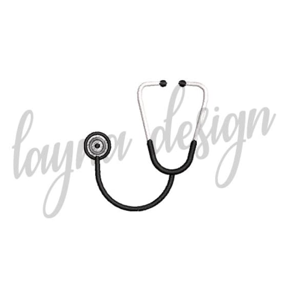 5 Sizes Stethoscope Design Machine Embroidery Design File - Etsy