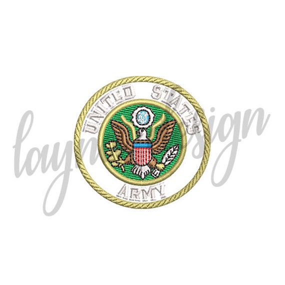 3 Sizes US Army Logo Machine Embroidery Design File - Etsy