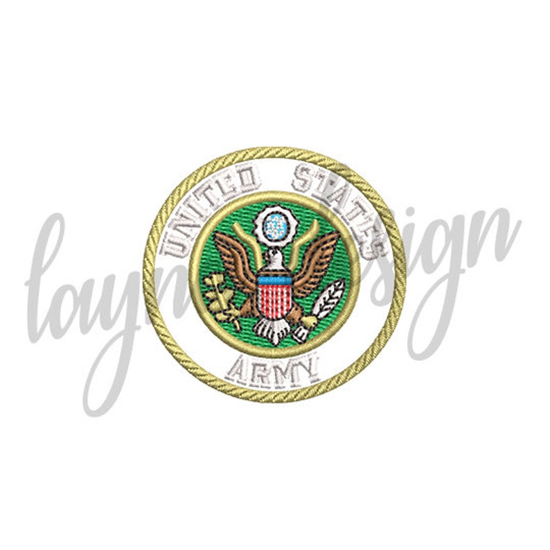 3 Sizes US Army Logo - Machine Embroidery Design File / Digital File - Etsy