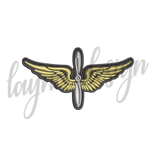 3 Sizes US Army Aviation Logo - Machine Embroidery Design File ...
