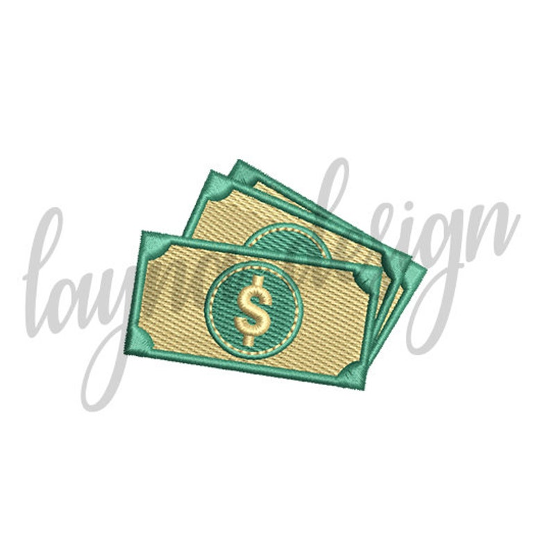 4 Sizes Dollar Money Machine Embroidery Design File - Etsy