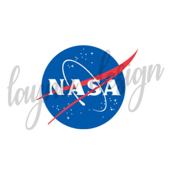 Nasa Logo Vector - Etsy