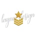 3 Sizes Military Rank - Machine Embroidery Design File / Digital File ...