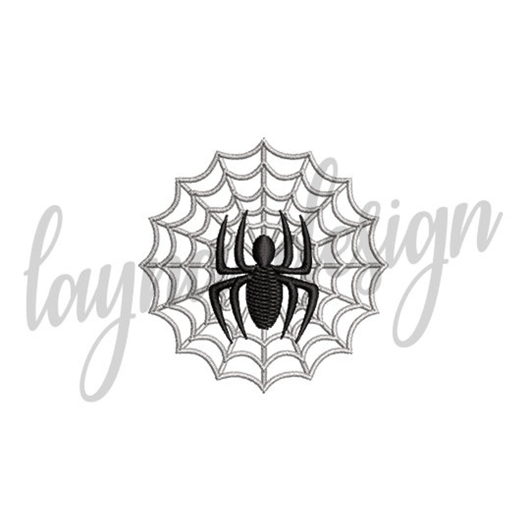 3 Sizes Spider Web - Machine Embroidery Design File - Etsy