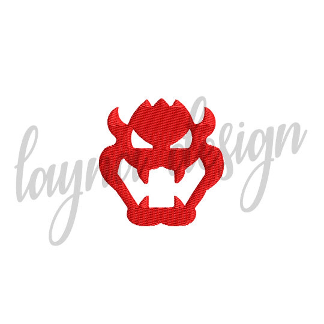 4 Sizes Bowser - Machine Embroidery Design File / Digital File - Etsy