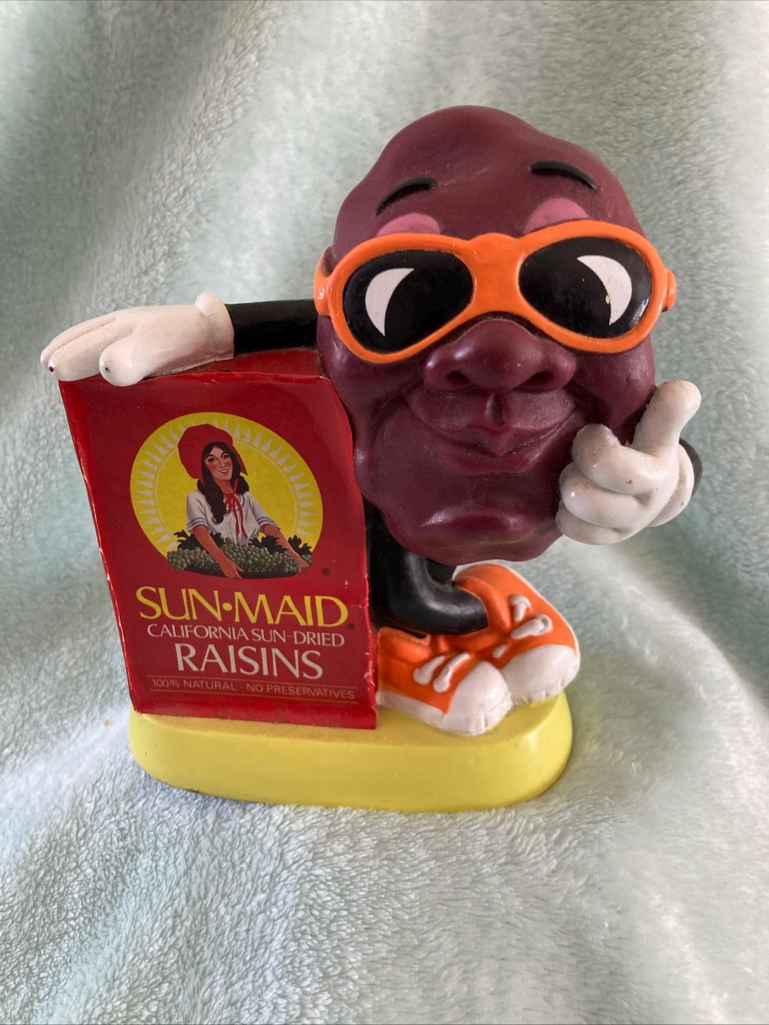 Vintage 1987 California Raisins Coin Bank Piggy Bank Claymations With ...