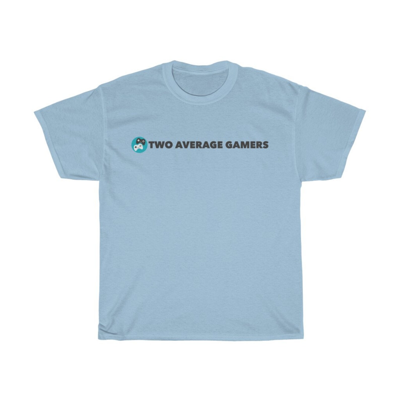 Two Average Gamers Banner Logo T-shirt | Video Gamer Swag, Unisex Tee ...