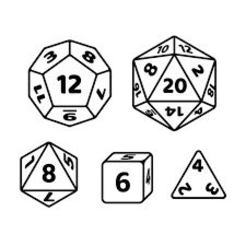 Custom Dice Set - Etsy