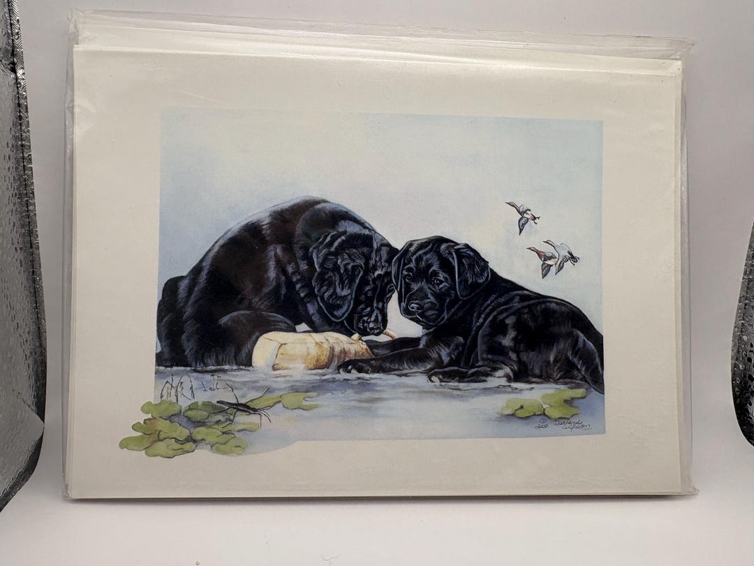 Labrador Retriever 4 Pack Cards - Etsy