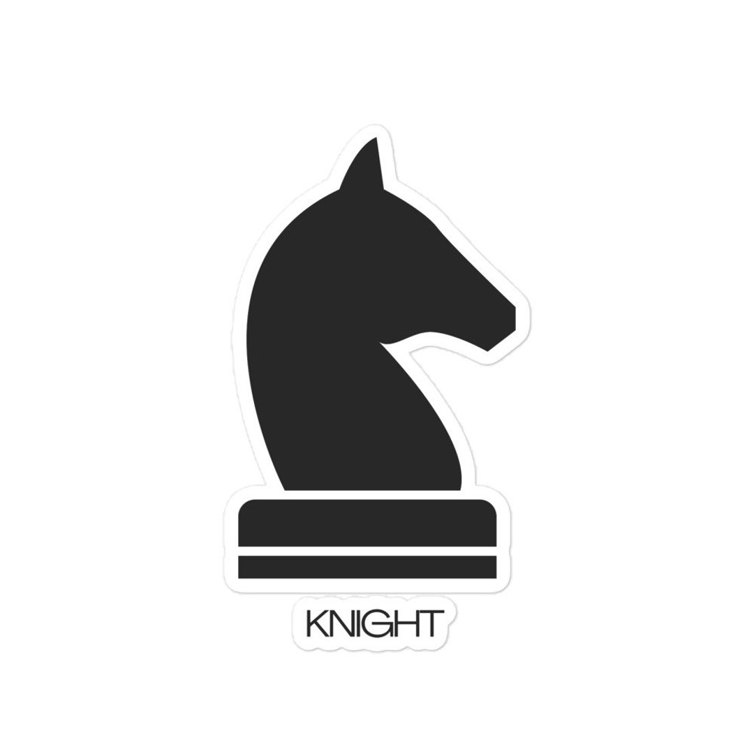 Knight Chess Sticker | Bubble-free Sticker | Chess Sticker | Chess ...