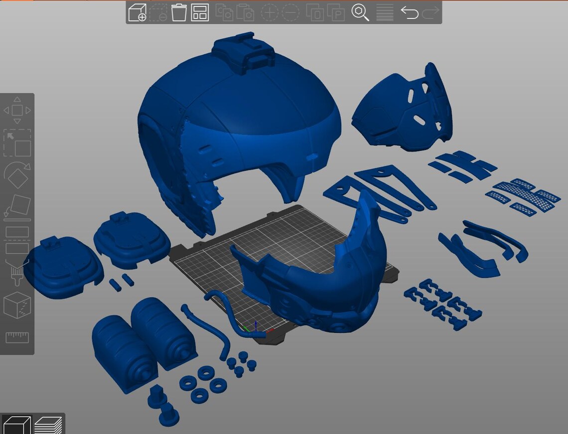Pro Series Kane Helmet 3d Print File - Etsy