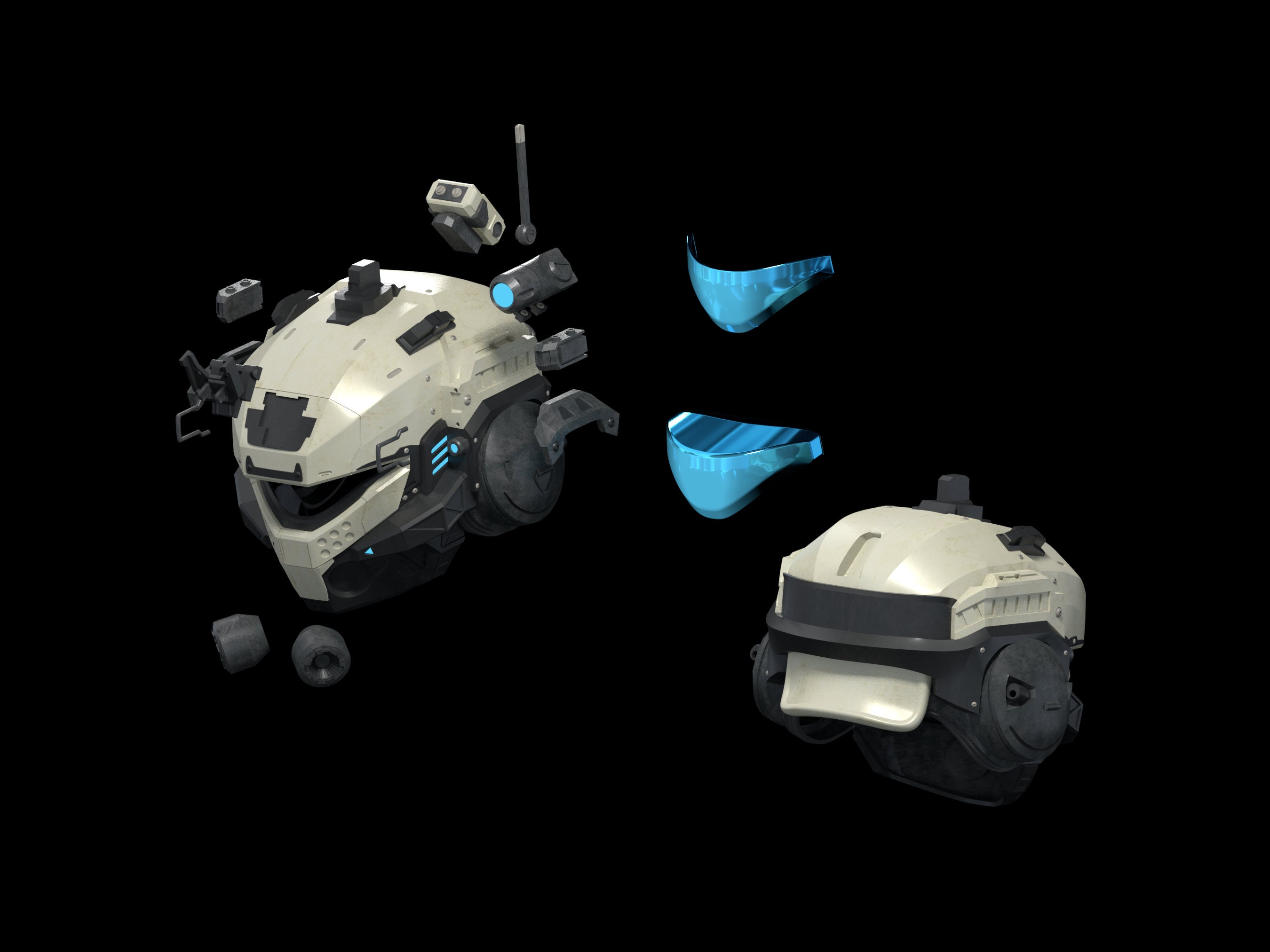 Pulse Blade Pilot Helmet and Armor Set 3d Print Files - Etsy Australia