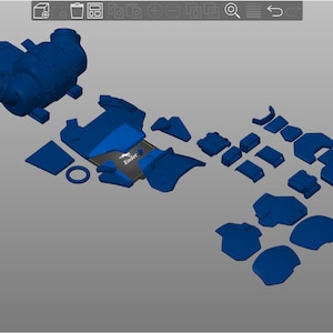 IMC Battle Rifle Pilot Helmet and Armor Set 3d Print Files - Etsy
