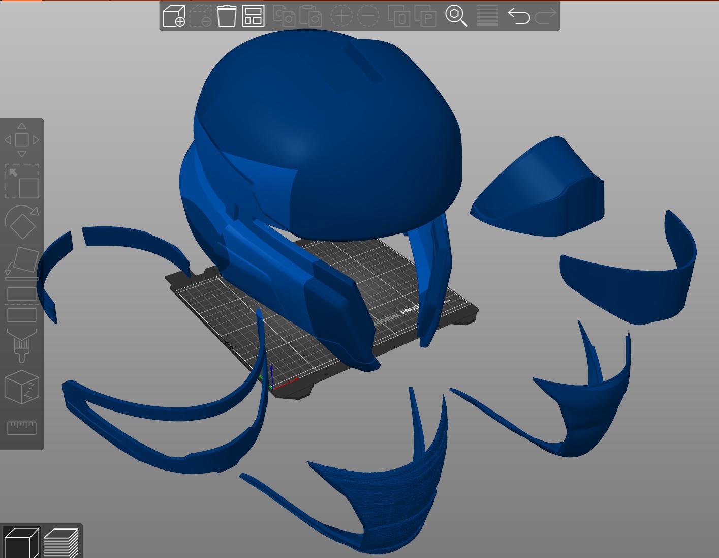 Agitator Helmet With Attachments 3d Print File - Etsy