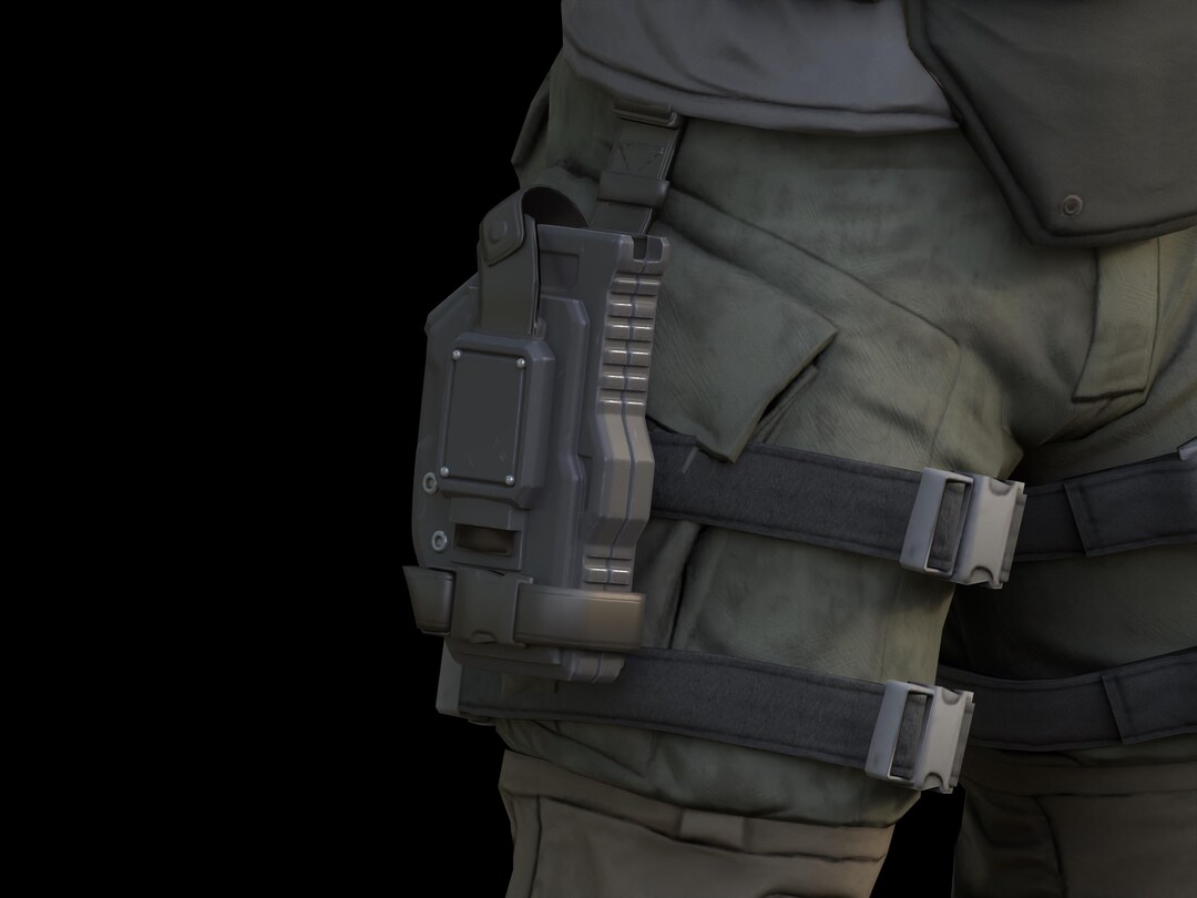 Marine Leg Holster 3d Print File - Etsy