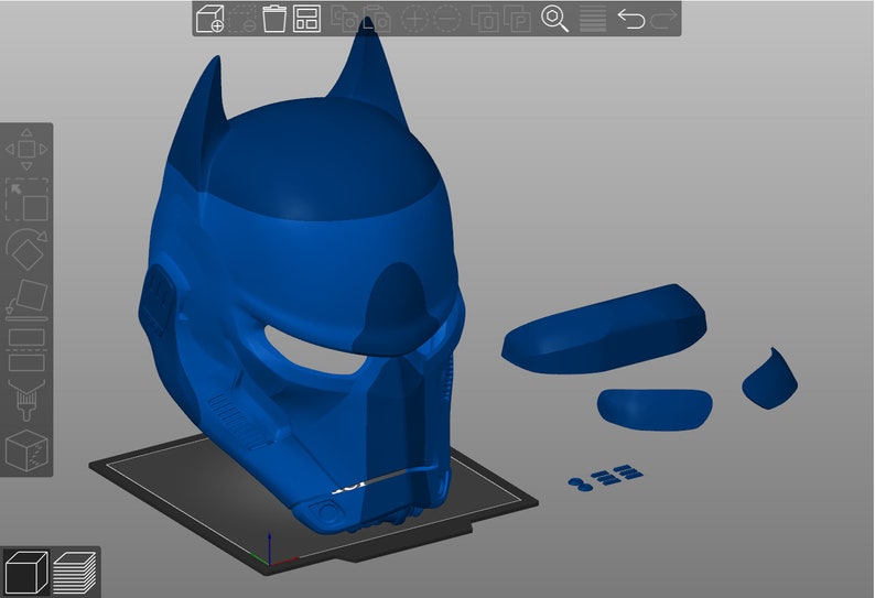 Bat Trooper Helmet 3d Print File - Etsy