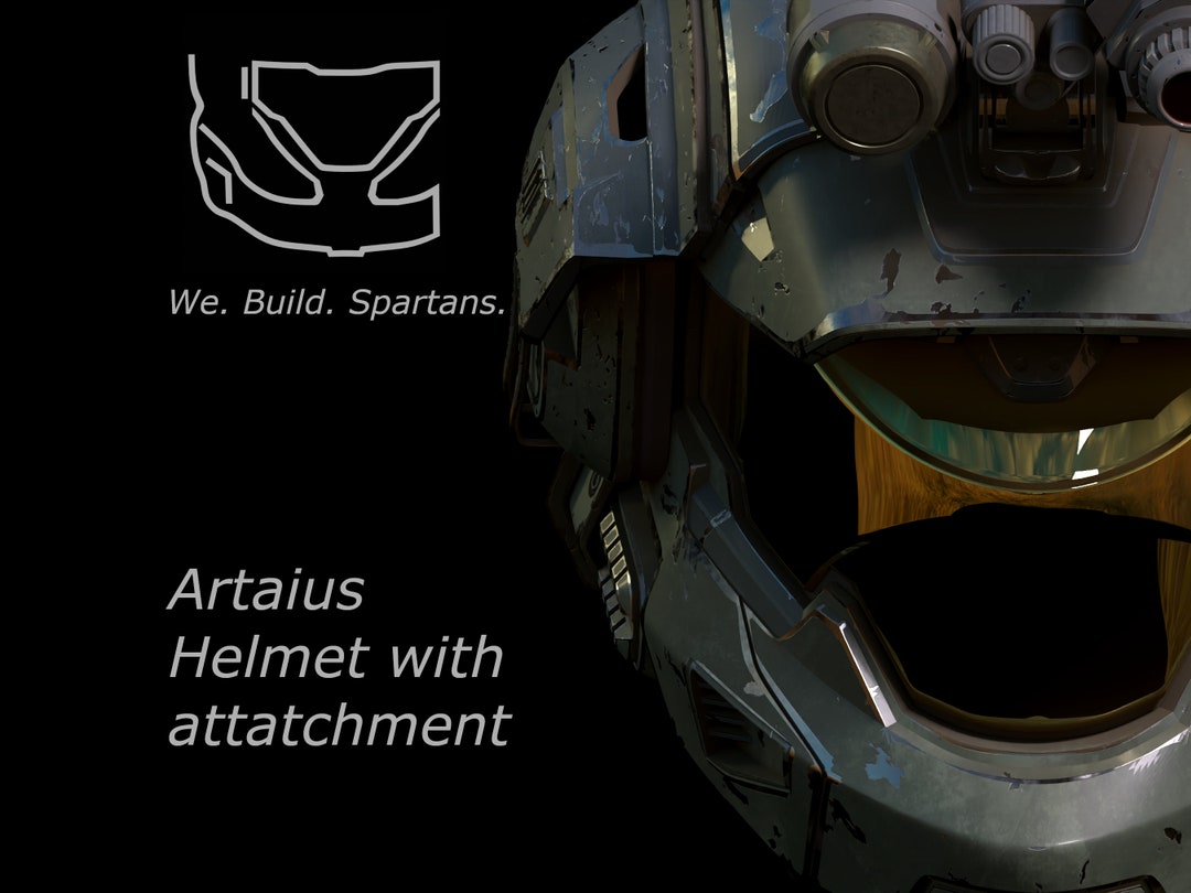 Artaius Helmet With Attachment 3d Print File - Etsy