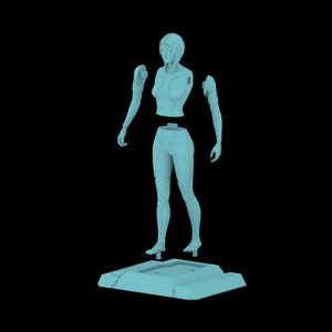 Cortana Statue 3d Print File - Etsy