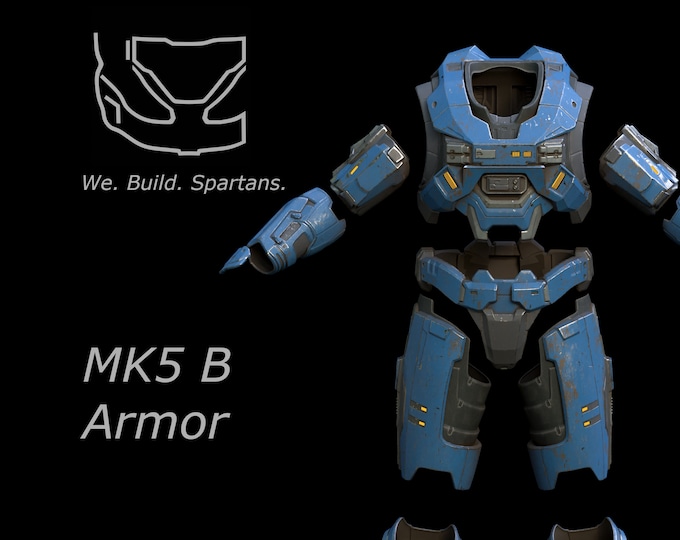 Custom 3D Printed Halo Wars Mark IV Armor Set by Galactic Armory - Etsy