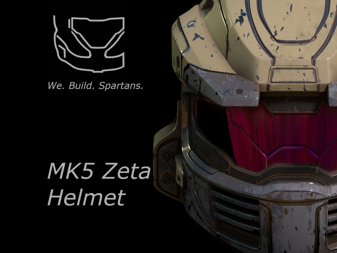 Mk V Zeta Helmet 3d Print File - Etsy