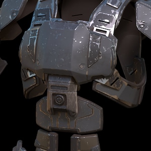 GEN 1 Odst Marine Odst Chest Attachment 3d Print File - Etsy