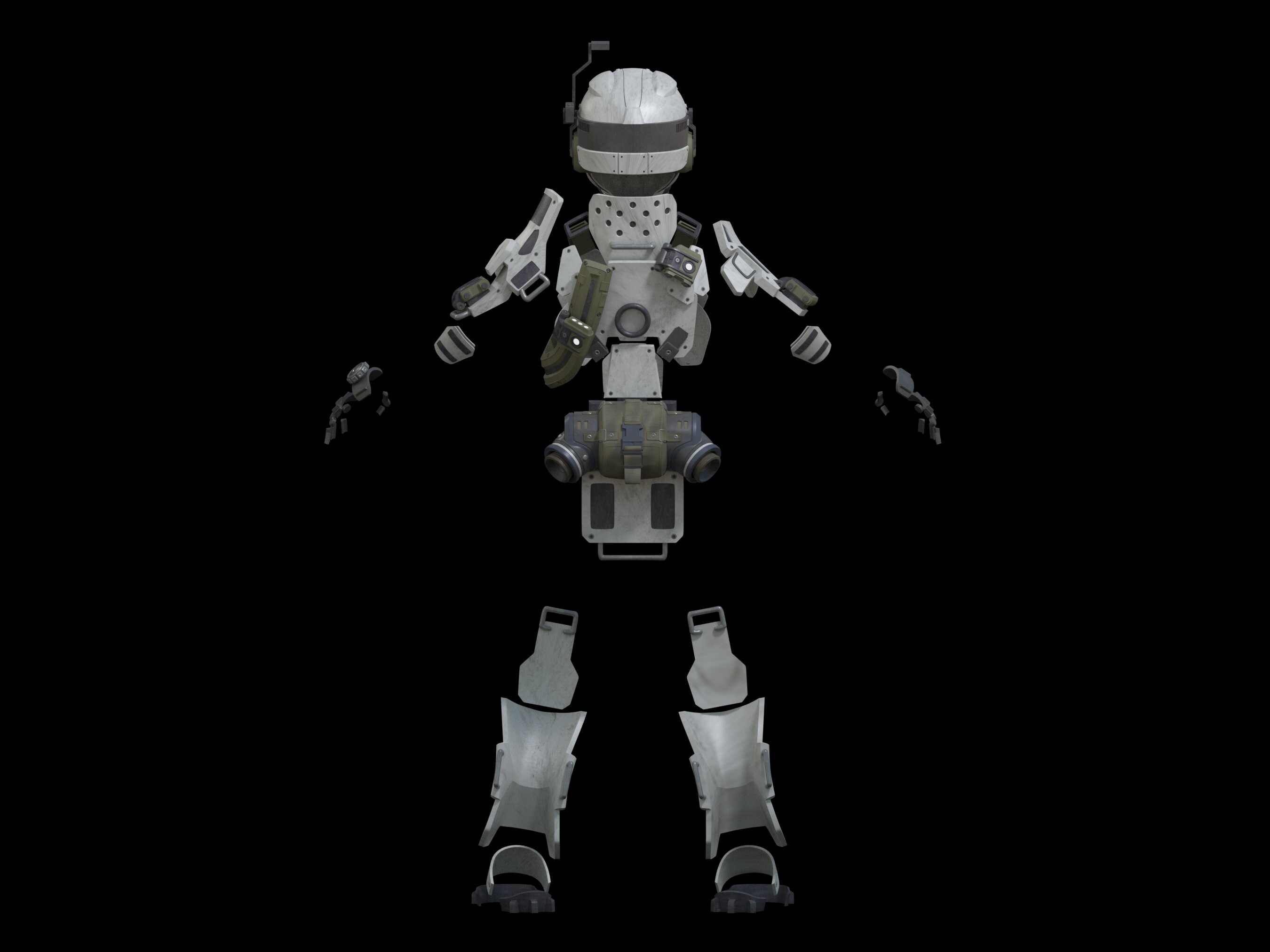 IMC Battle Rifle Pilot Helmet and Armor Set 3d Print - Etsy Canada