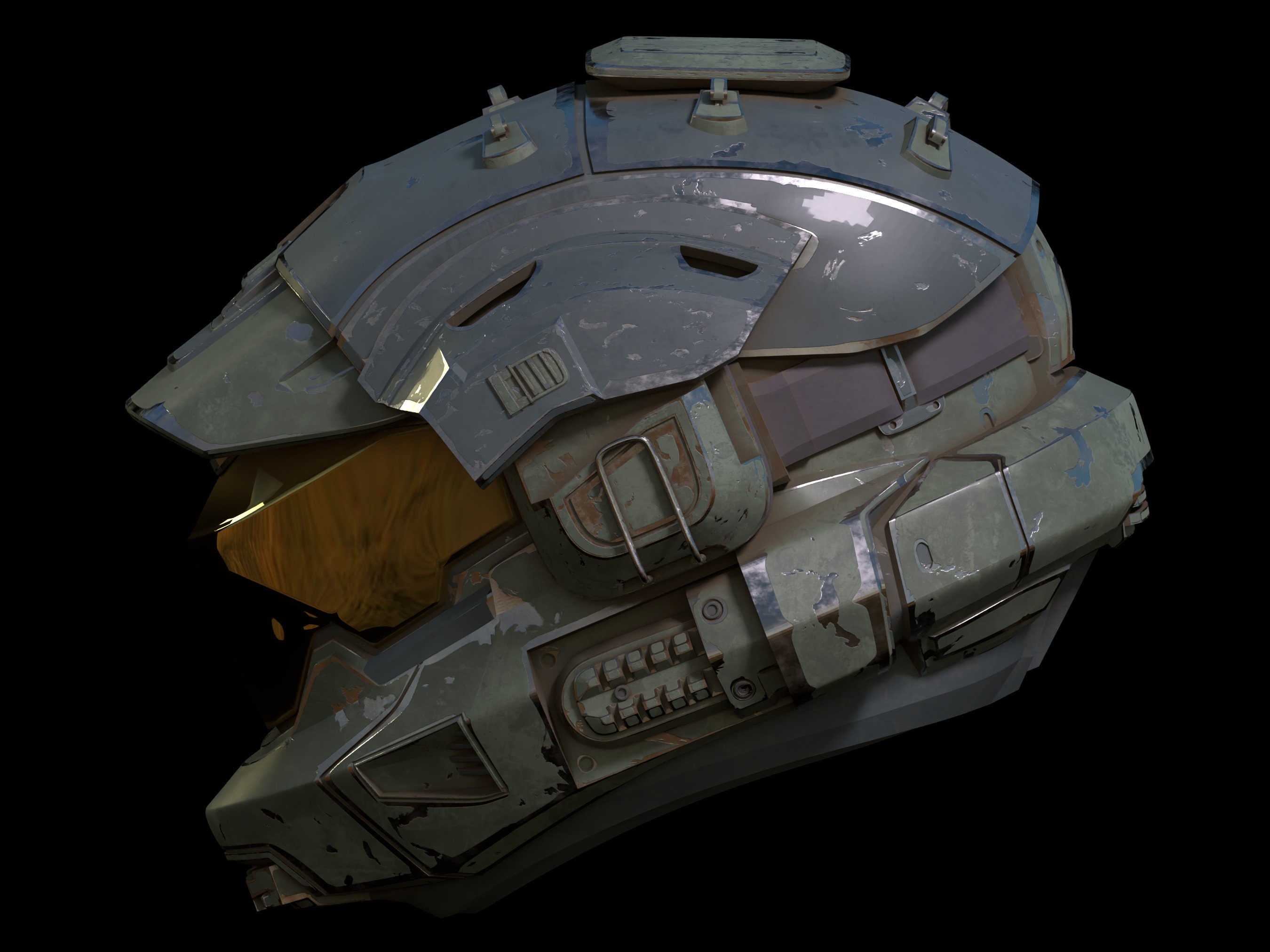 Artaius Helmet With Attachment 3d Print File - Etsy