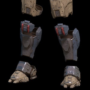 Type MEP B Knee Pad 3d Print File - Etsy