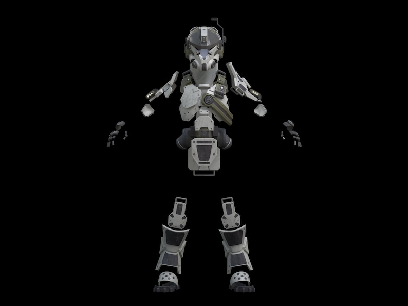 IMC Battle Rifle Pilot Helmet and Armor Set 3d Print Files - Etsy