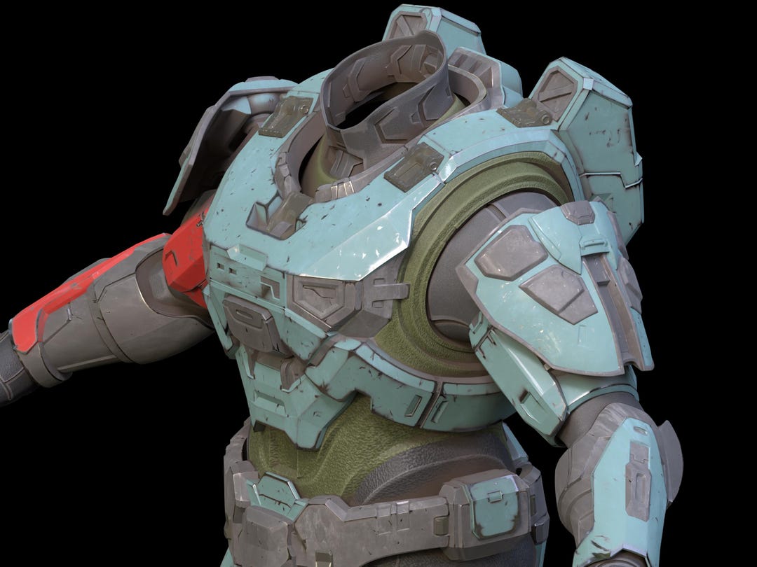 Mk7 UA AHALA Shoulder Pad 3d Print File - Etsy