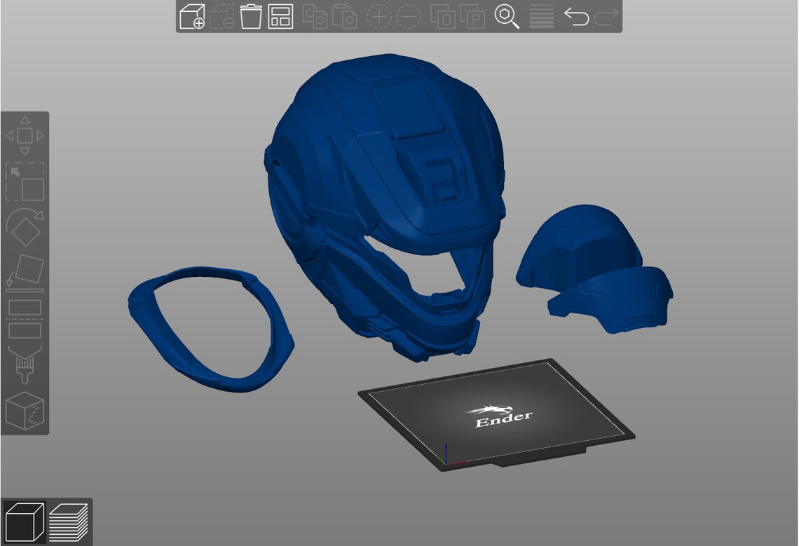 ISR Helmet 3d Print File - Etsy